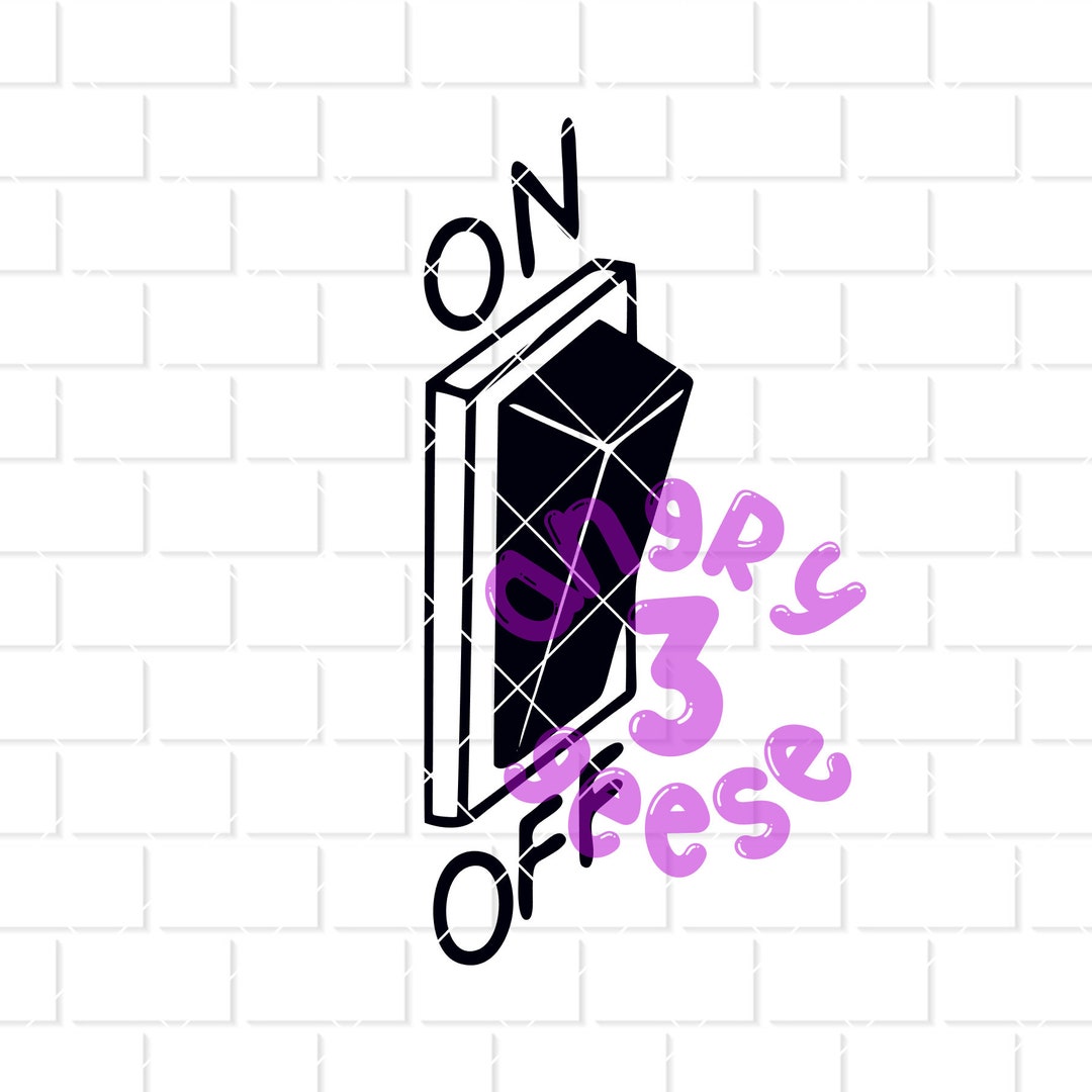 On off Switch Digital Download Eps Dxf Svg Cut Files Png for ...