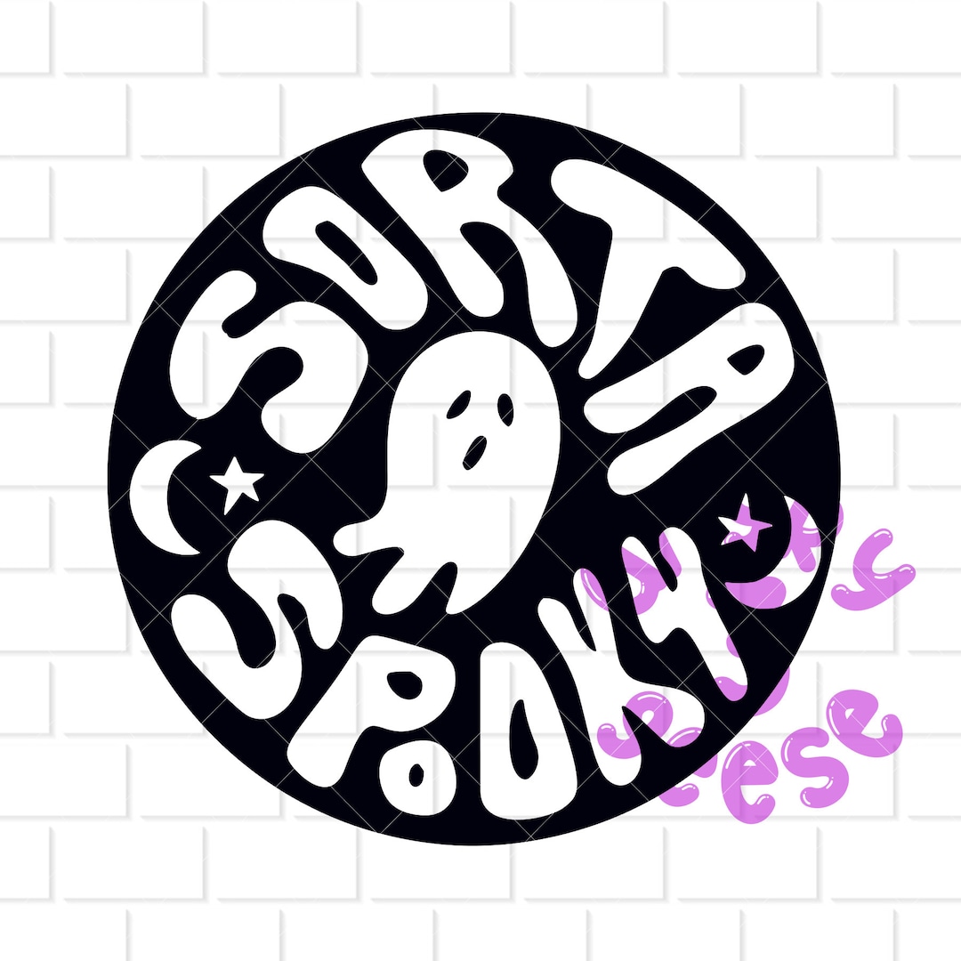 Sorta Spooky Ghost Digital Download Dxf, Eps, Svg Cut Files, Png for ...