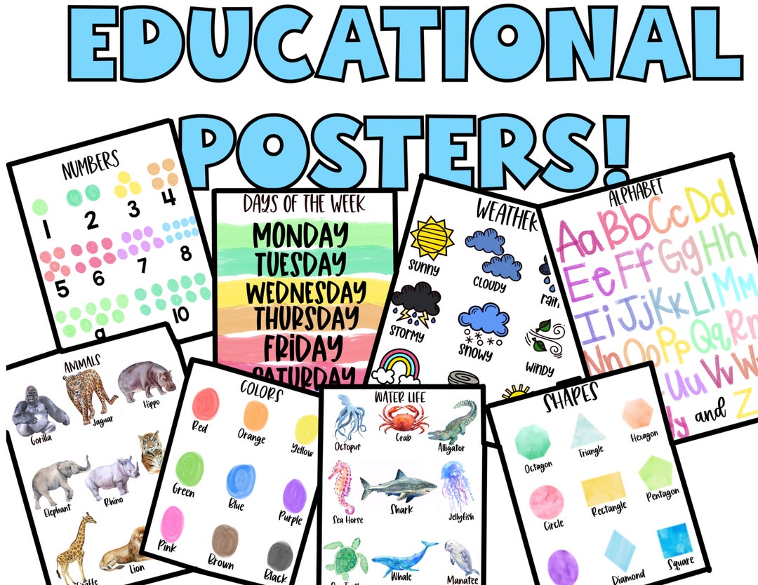 Educational Posters (GROWING BUNDLE) - Etsy