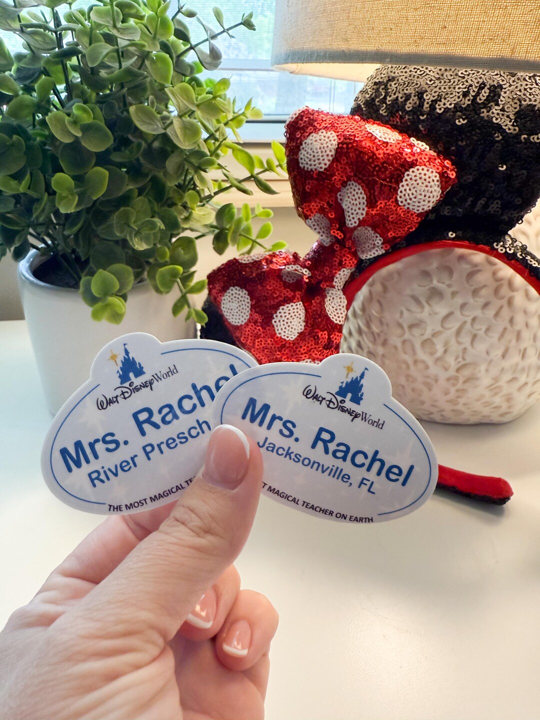 Custom Disney Teacher Sticker | Cast Member Sticker - Etsy