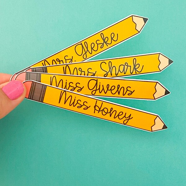 Pencil Stickers - Etsy
