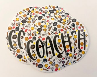 Coach Sticker | Etsy