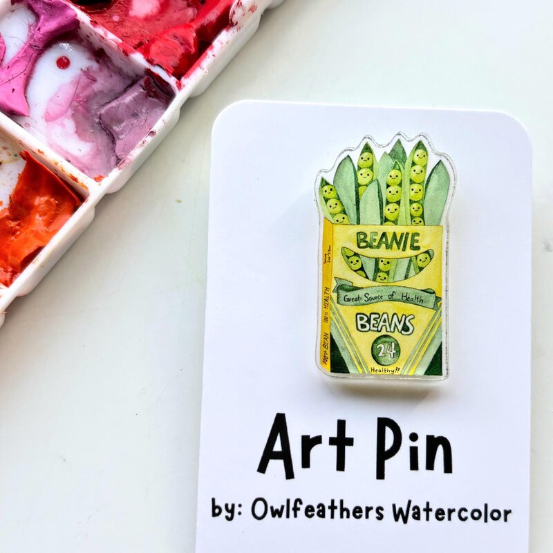 Artist Enamel Pin - Etsy