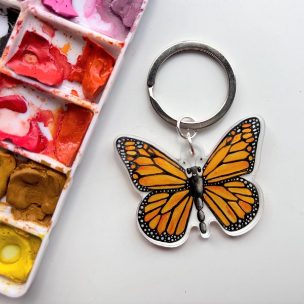 Butterfly Keychain - Etsy
