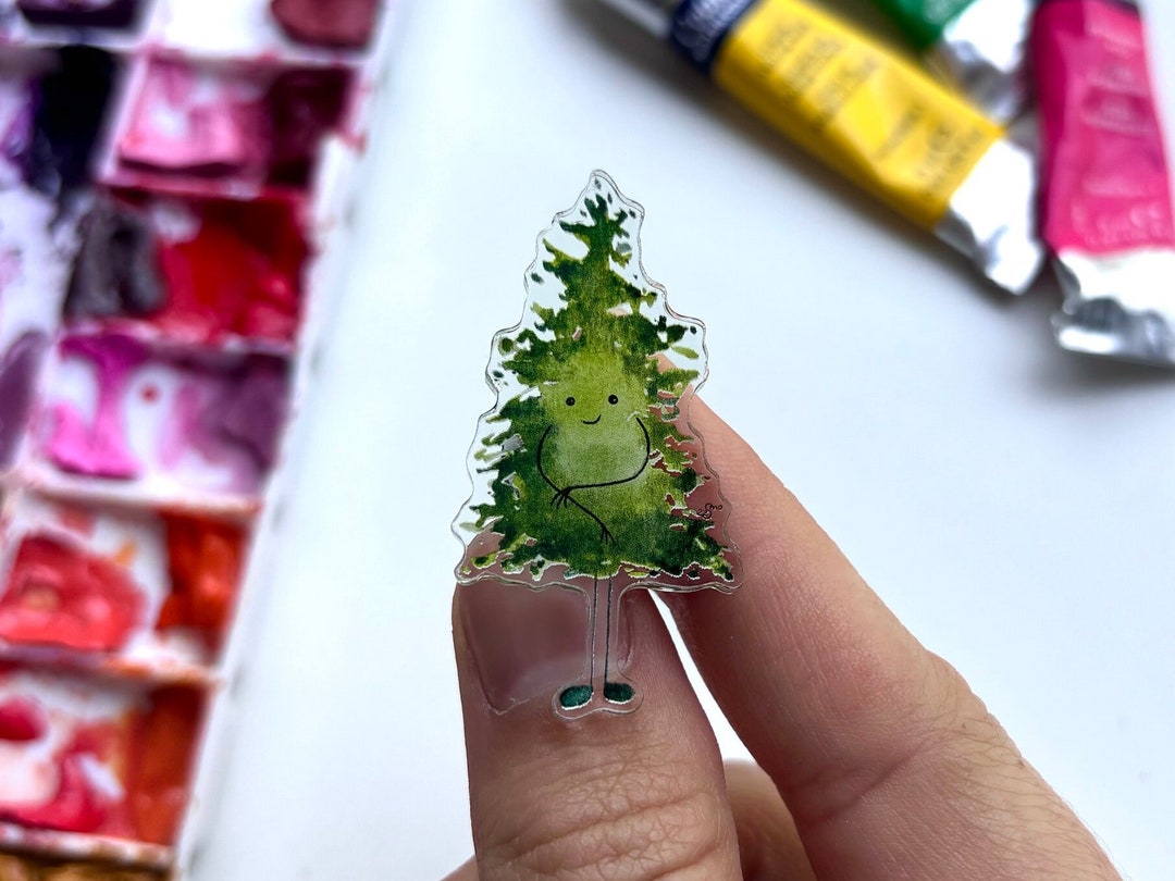 Pine Tree Pin: Cute Tree Pin, Evergreen Pine Tree Pin Nature Pin ...