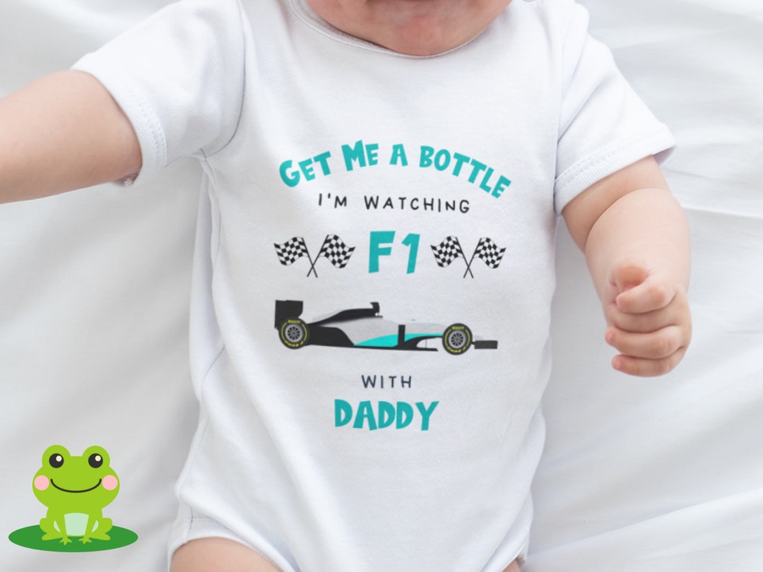Watching F1 With Daddy Baby F1 Gift New Dad F1 Gift Baby - Etsy