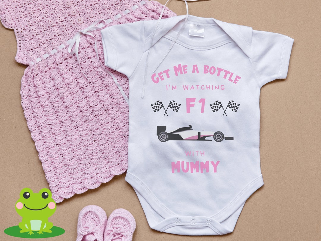Watching F1 With Mummy | Baby F1 Gift | New Mum F1 Gift | Baby Girl F1 ...