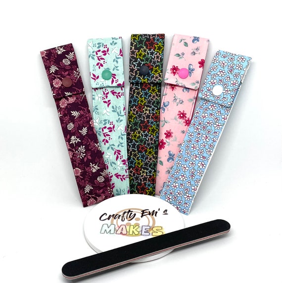 Large Nail File Case Emery Board and Cover Nail File - Etsy UK