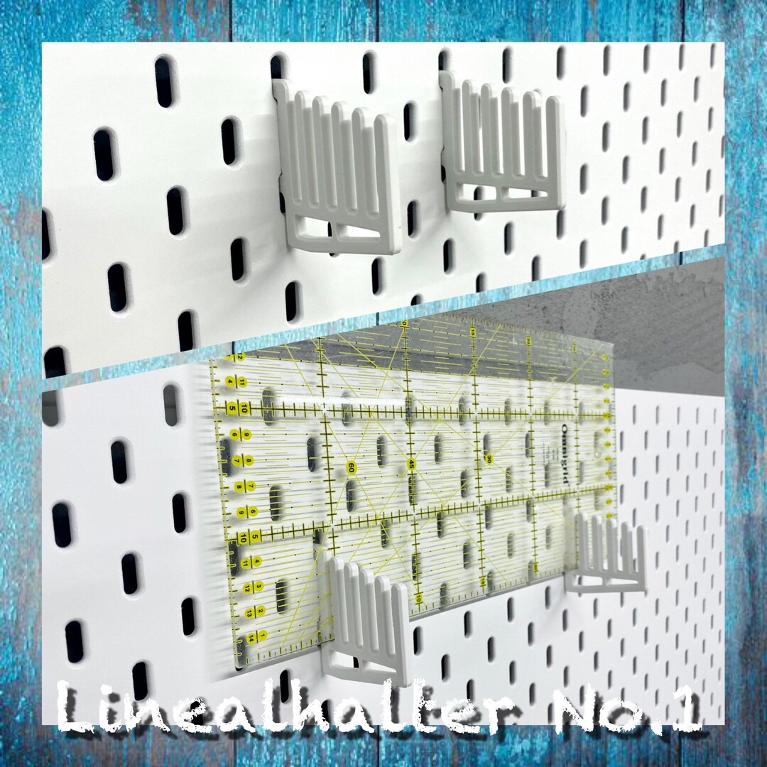 Ruler Holder No.1 Classic set of 2 for Ikea Skadis - Etsy