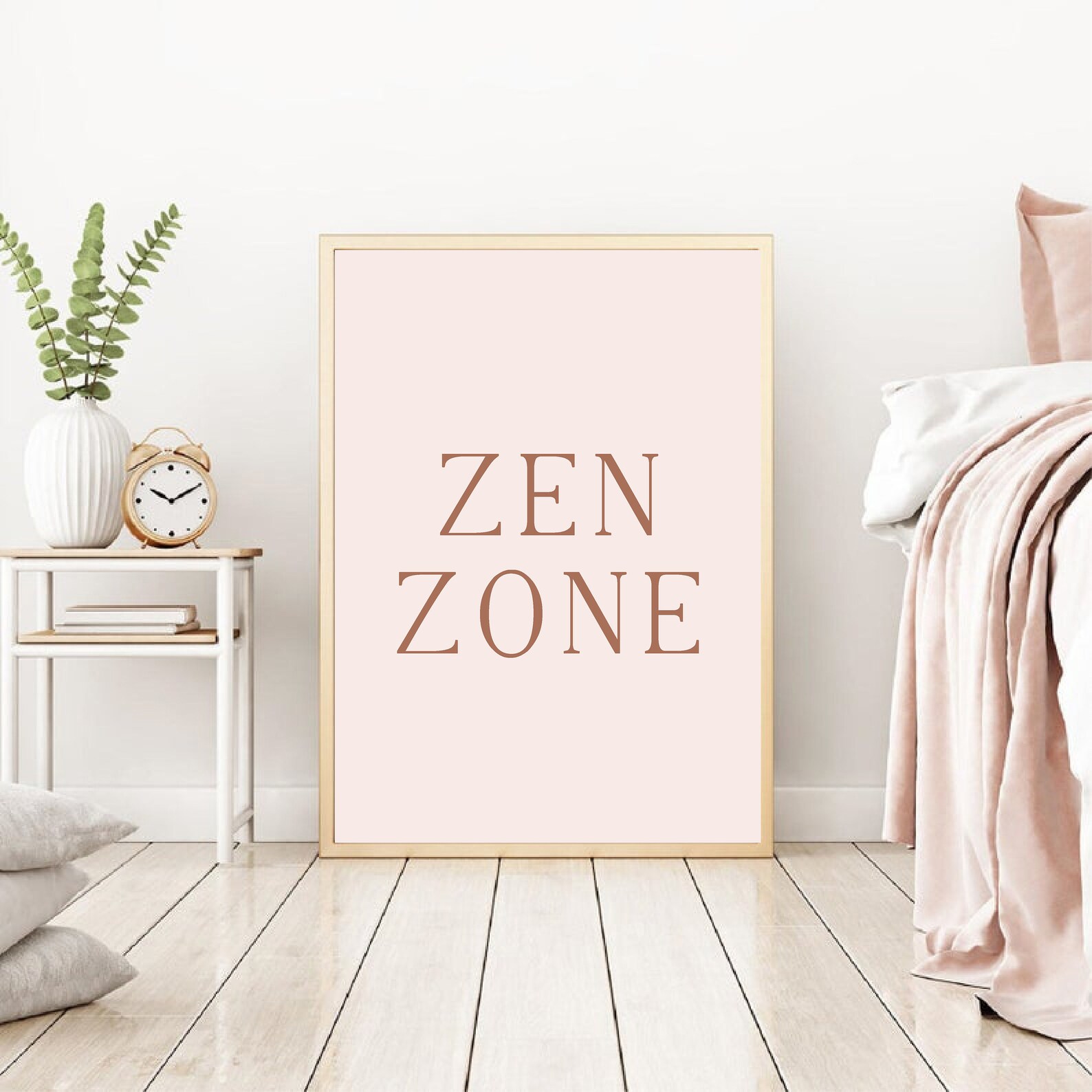 Zen Zone Printable Wall Art Namaste Meditation Art Print - Etsy