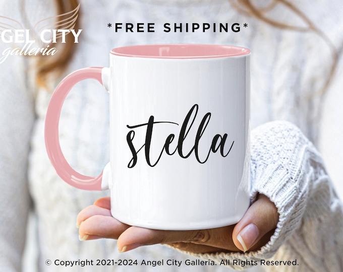 Custom Coffee Mug With Text Custom Large Personalized Coffee Mugs ...