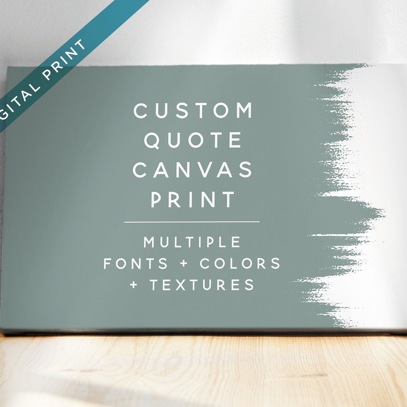 Canvas Art Quotes - Etsy