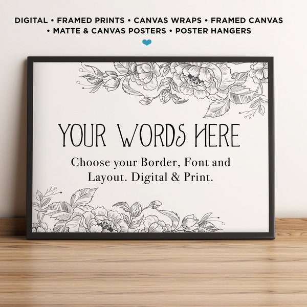 Signs With Quotes - Etsy