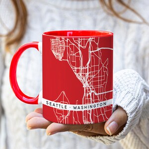 Custom City Map Coffee Mugs Personalized Coffee Mugs With Custom City ...