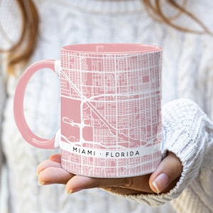 Custom City Map Coffee Mugs Personalized Coffee Mugs With Custom City ...