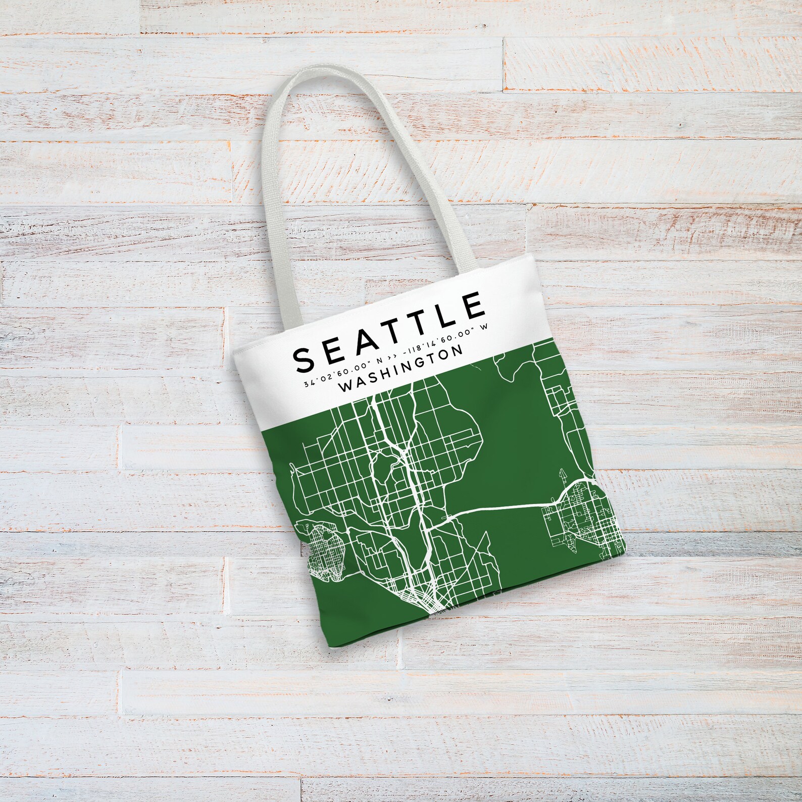 Custom Tote Bag With City Maps Personalize Tote Bag Any City Reusable ...