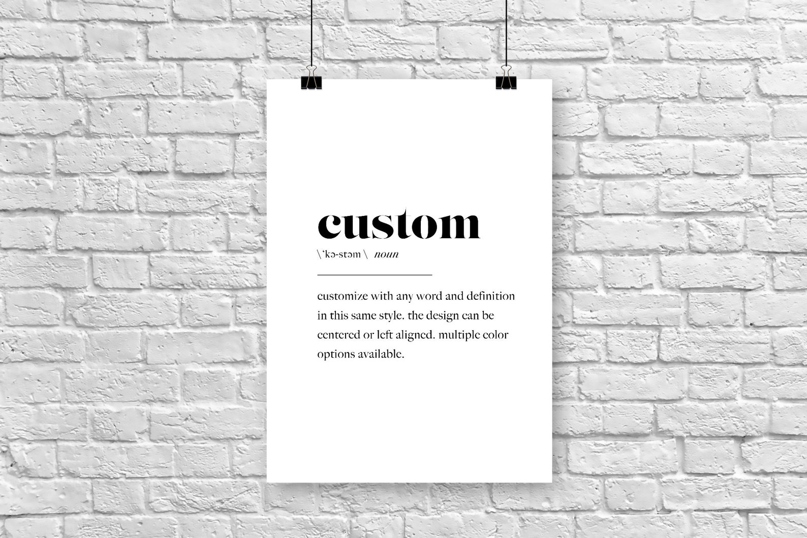 Custom Definition Printcustom Word Artcustom Word | Etsy
