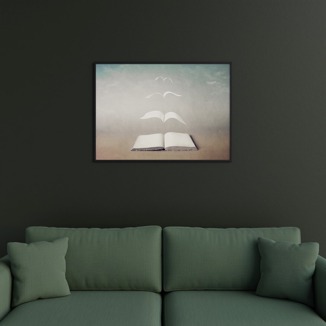 ACG Freedom of Knowledge Framed Canvas Flight of the - Etsy