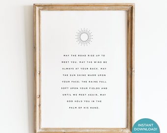 May the Road Rise | Etsy