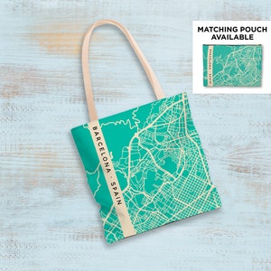 Custom Tote Bag With City Maps Personalize Tote Bag Any City Reusable ...
