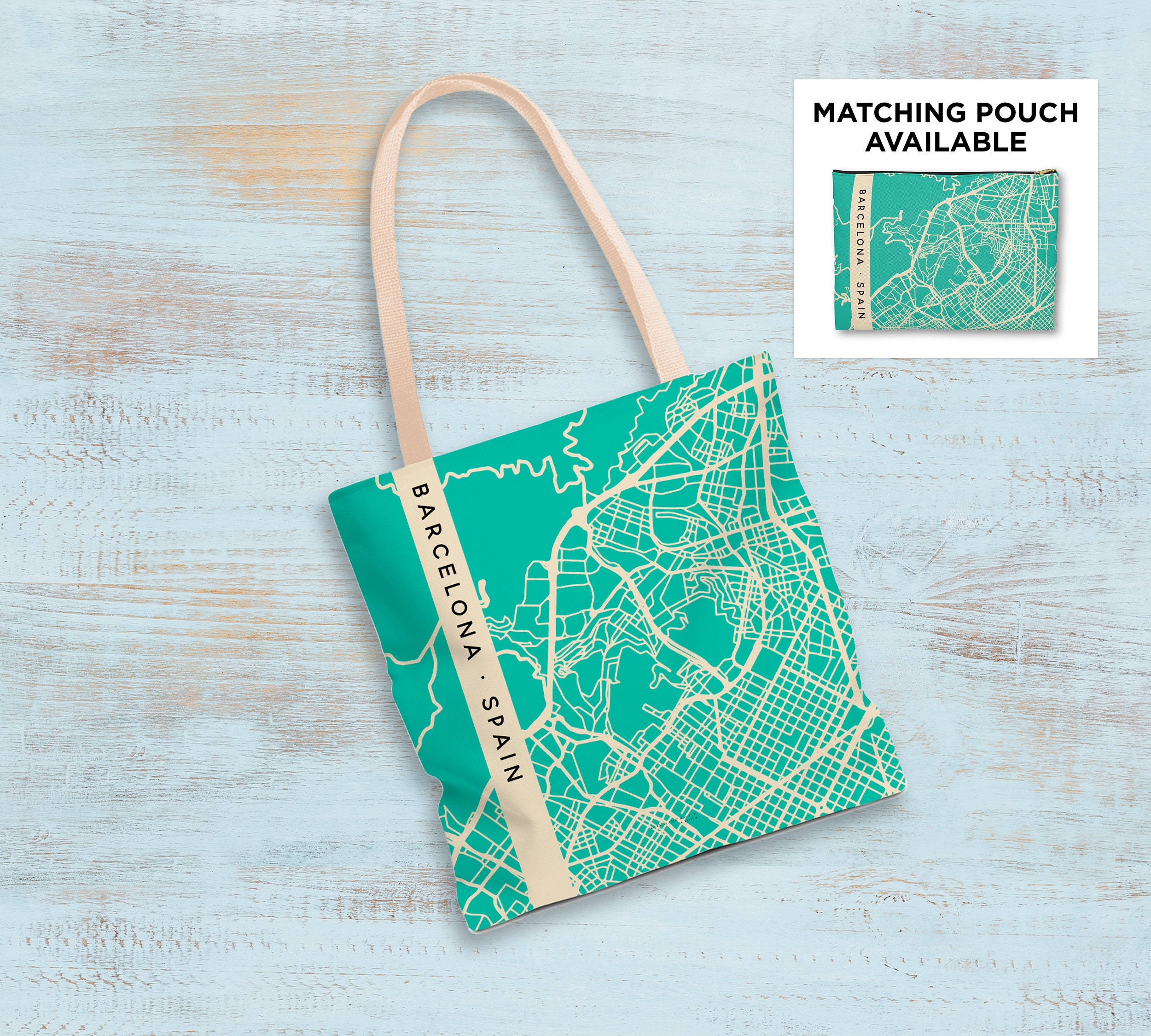 Custom Tote Bag With City Maps Personalize Tote Bag Any City Reusable ...