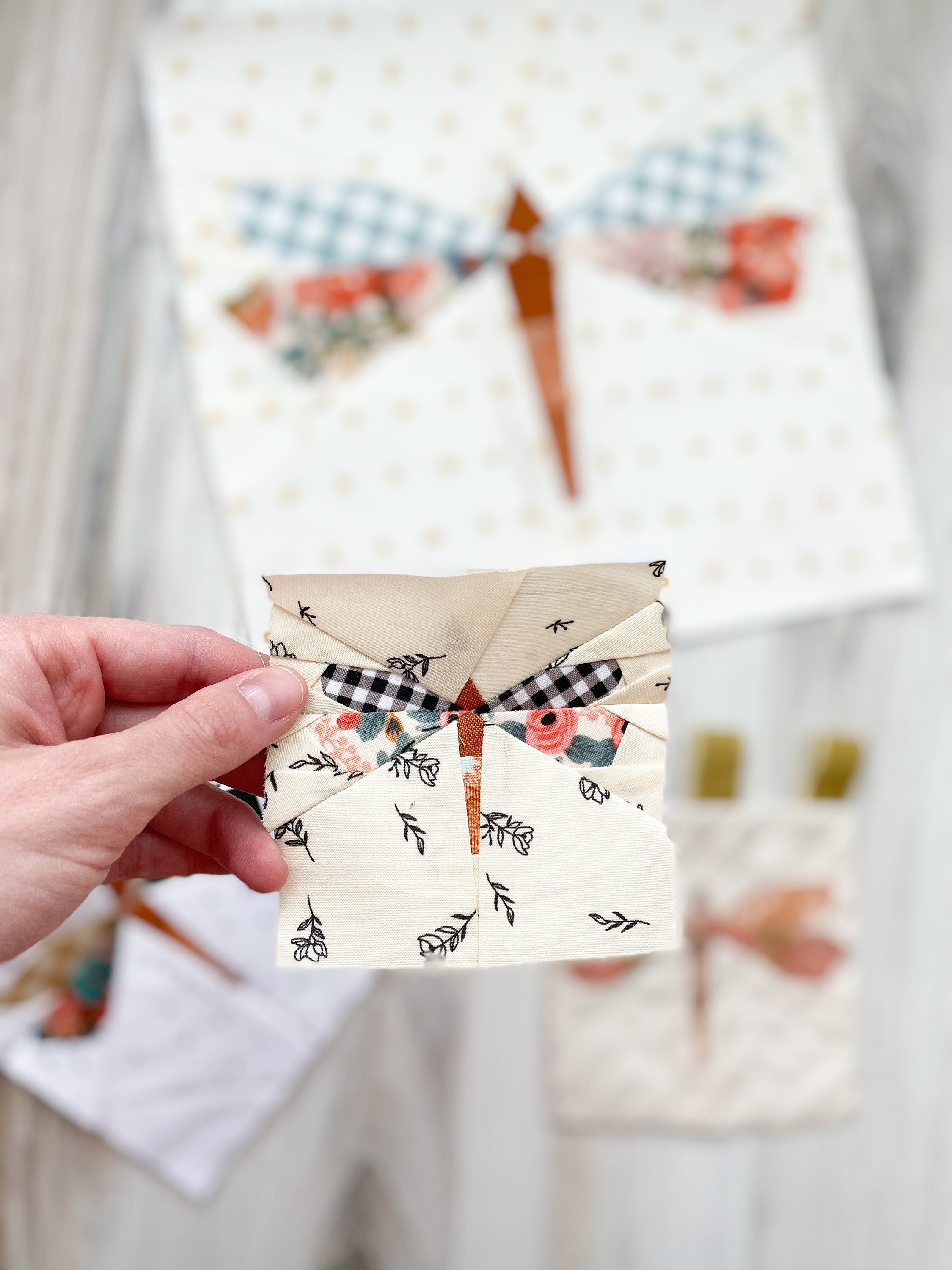 Dragonfly FPP Pattern - PDF Download - Foundation Paper Piecing - Etsy