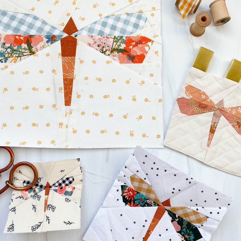 Dragonfly Quilt Pattern - Etsy