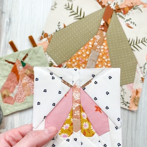 Moth FPP Pattern PDF Download Foundation Paper Piecing - Etsy