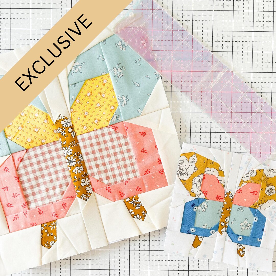 Butterfly FPP Pattern - PDF Download - Foundation Paper Piecing - Etsy