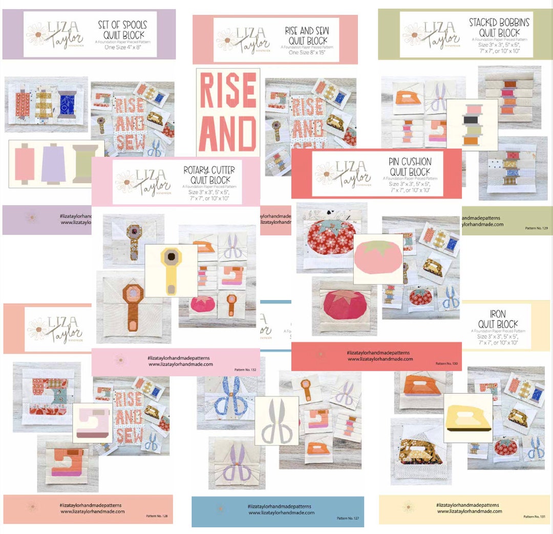 8 Pattern Bundle FPP Patterns - Sewing Notions - PDF Download ...
