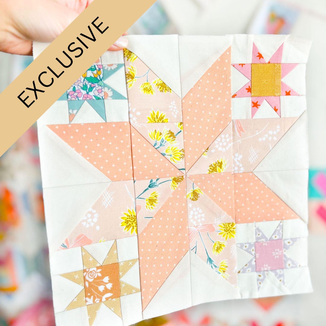 Shining Stars FPP Pattern - PDF Download - Foundation Paper Piecing - Etsy