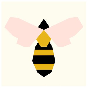 Bee FPP Pattern - PDF Download - Foundation Paper Piecing - Etsy