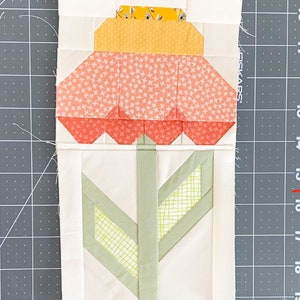 Coneflower FPP Pattern - PDF Download - Foundation Paper Piecing - Etsy