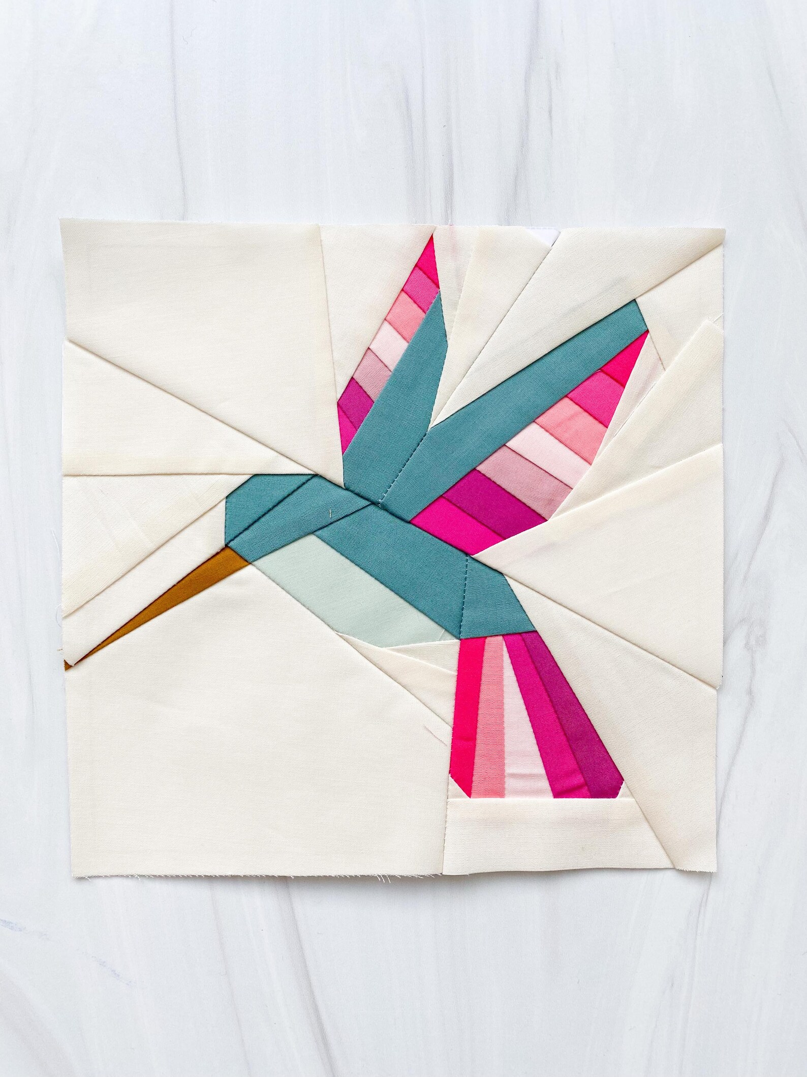 Hummingbird FPP Pattern - PDF Download - Foundation Paper Piecing - Etsy