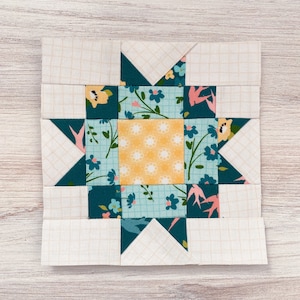 Maple Star FPP Pattern PDF Download Foundation Paper - Etsy