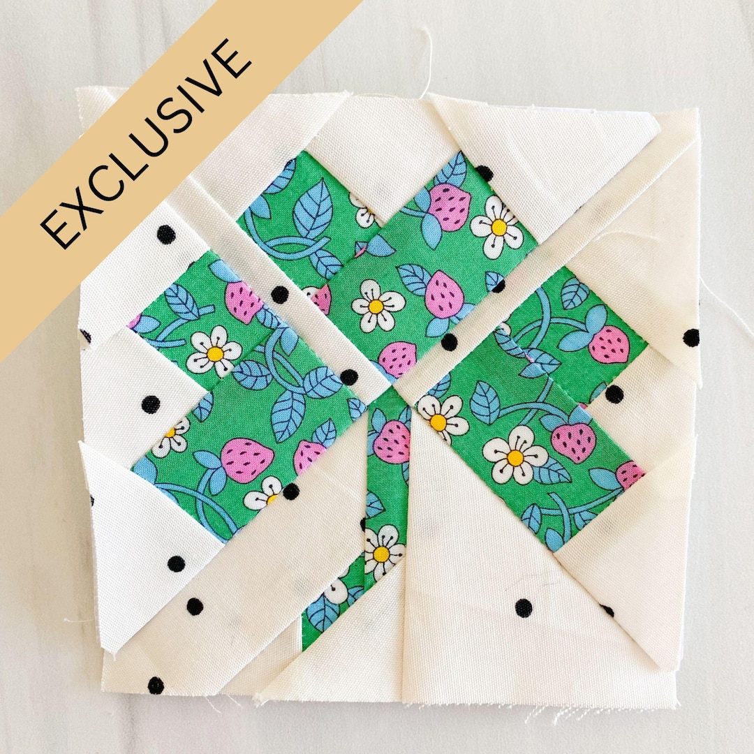 Shamrock FPP Pattern - PDF Download - Foundation Paper Piecing - Etsy