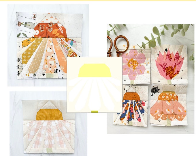 Clover Leaf Paper Pieced Block Pattern in PDF - Etsy Canada