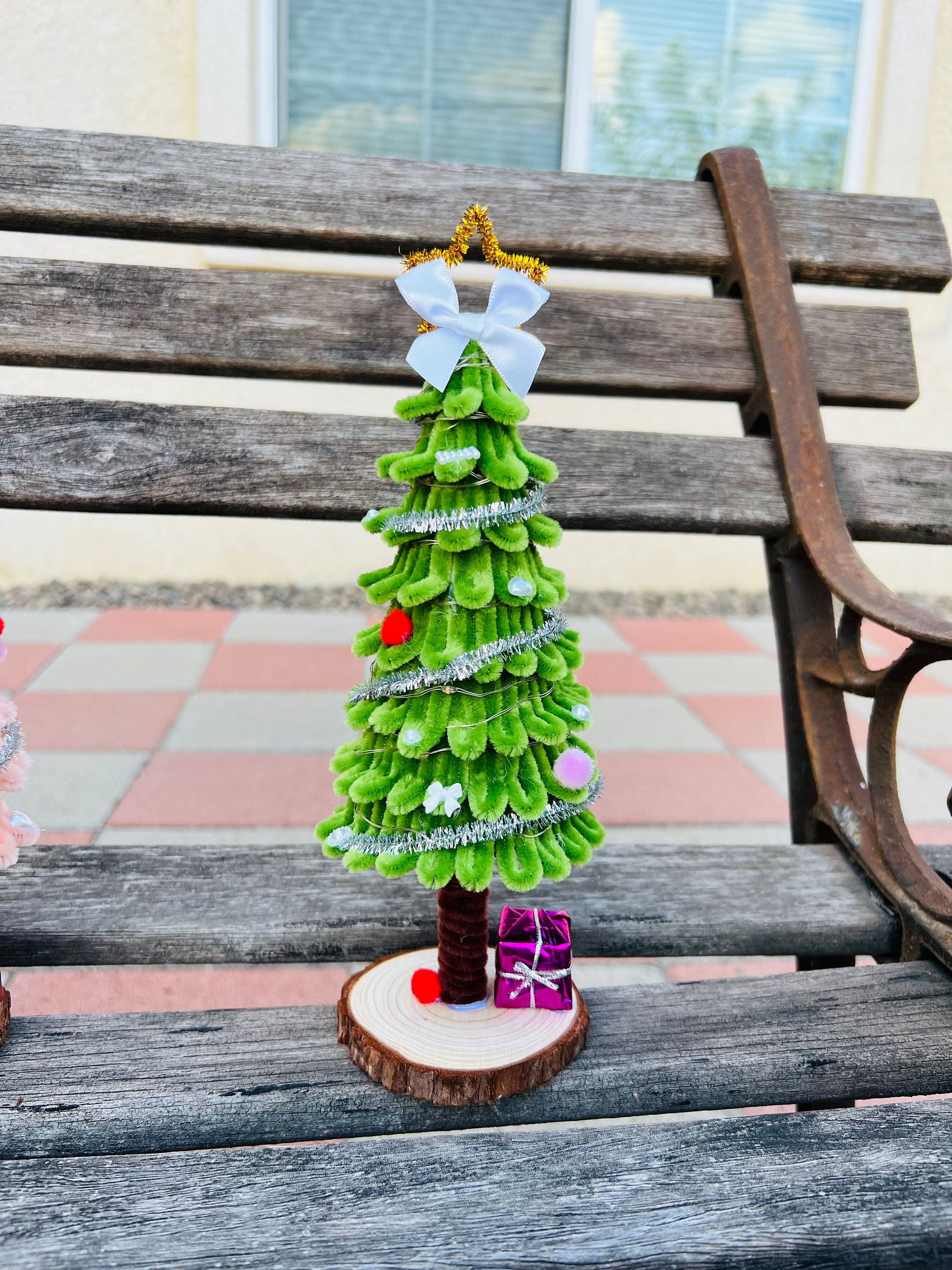 Pipe Cleaner Christmas Tree for Decoration Gift - Etsy