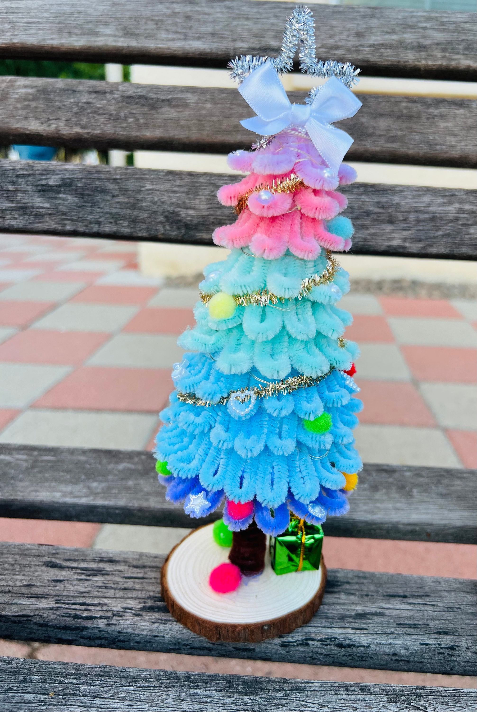 Pipe Cleaner Christmas Tree for Decoration Gift - Etsy