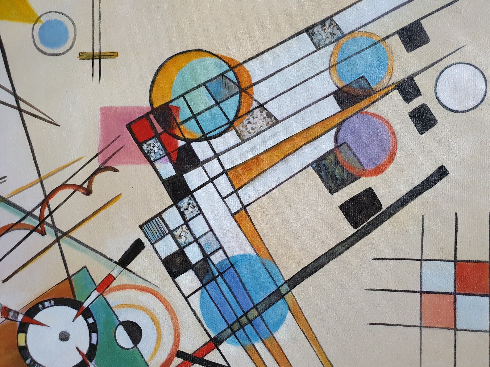 Composition VIII by Wassily Kandinsky 100% Hand Painted Oil | Etsy