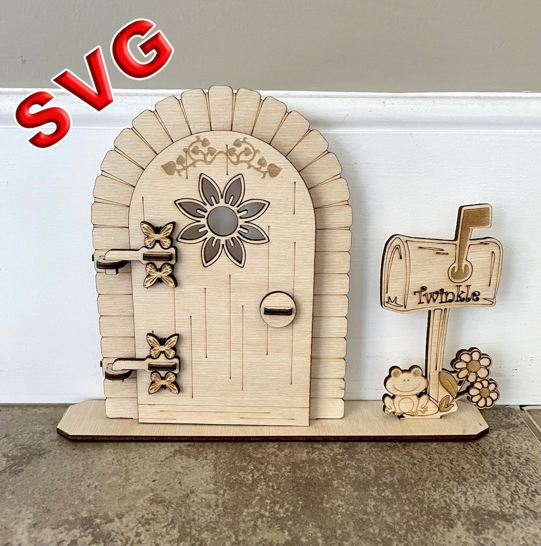 Fairy Door SVG Laser Cut File | Digital Download | Personalized Fairy ...