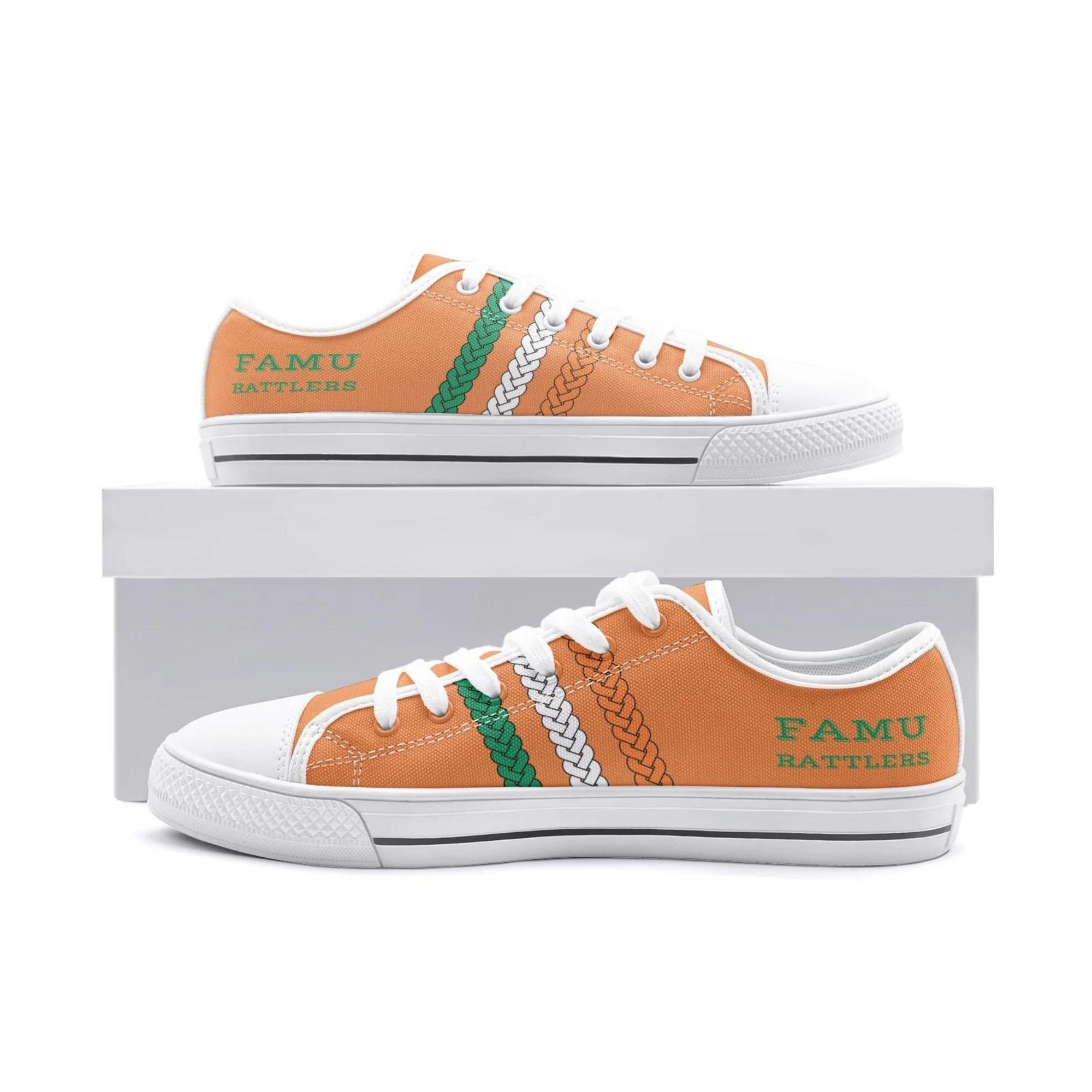 FAMU RATTLERS Custom Sneakers, Florida A&M University, Famu Rattlers ...