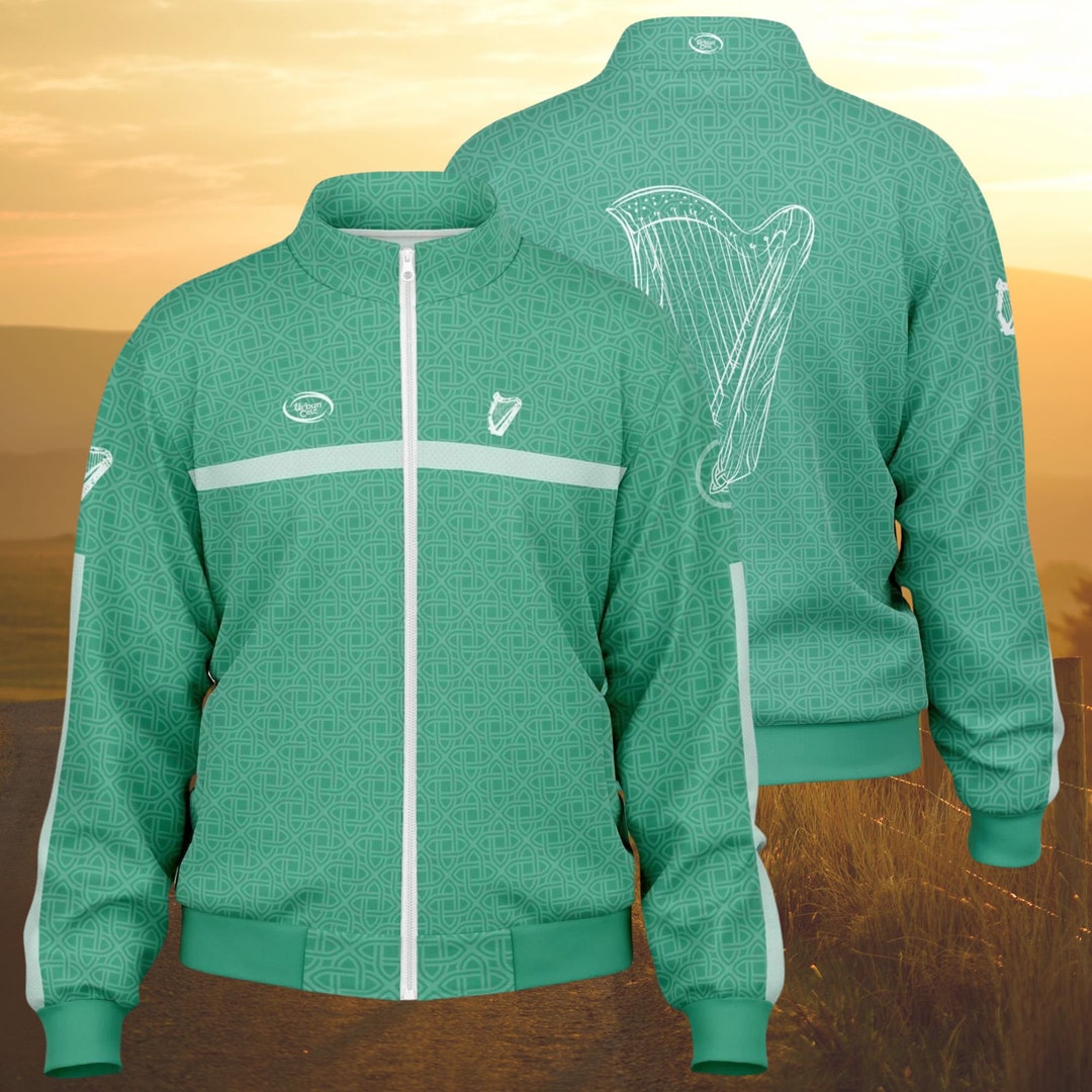 Celtic Irish Style Ireland Proud Track Suit Top, Unique Irish Style ...
