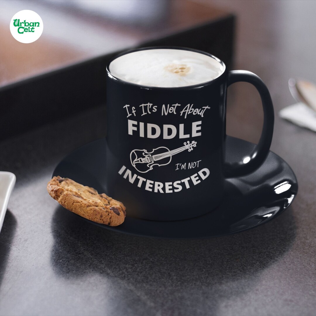 Fiddle Mug, Irish Fiddle Gift Coffee Cup, Violin Mug, Gift for Musician ...