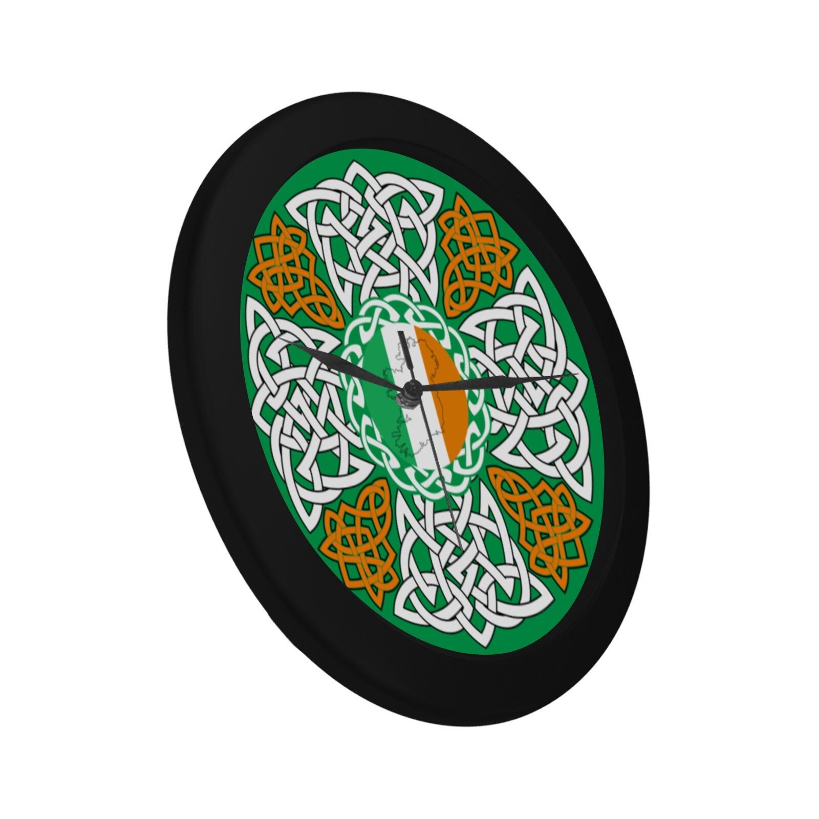 Celtic Cross Wall Clock, Ireland Clock, Celtic Artwork Wall Clock ...