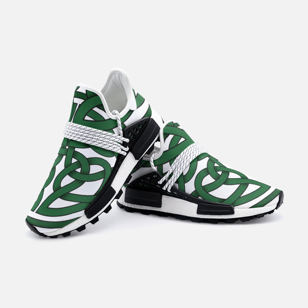 Boston Celt Custom Sneakers, Celtic Knot Unisex Sneakers, Celtic Irish ...