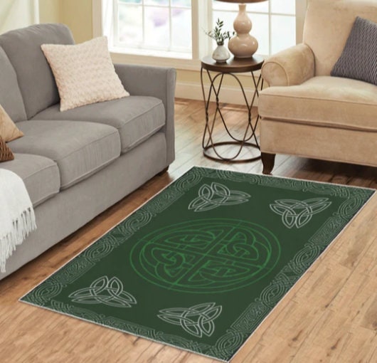 Celtic Knot Style Area Rug Celtic Design Celtic Knot Floor - Etsy