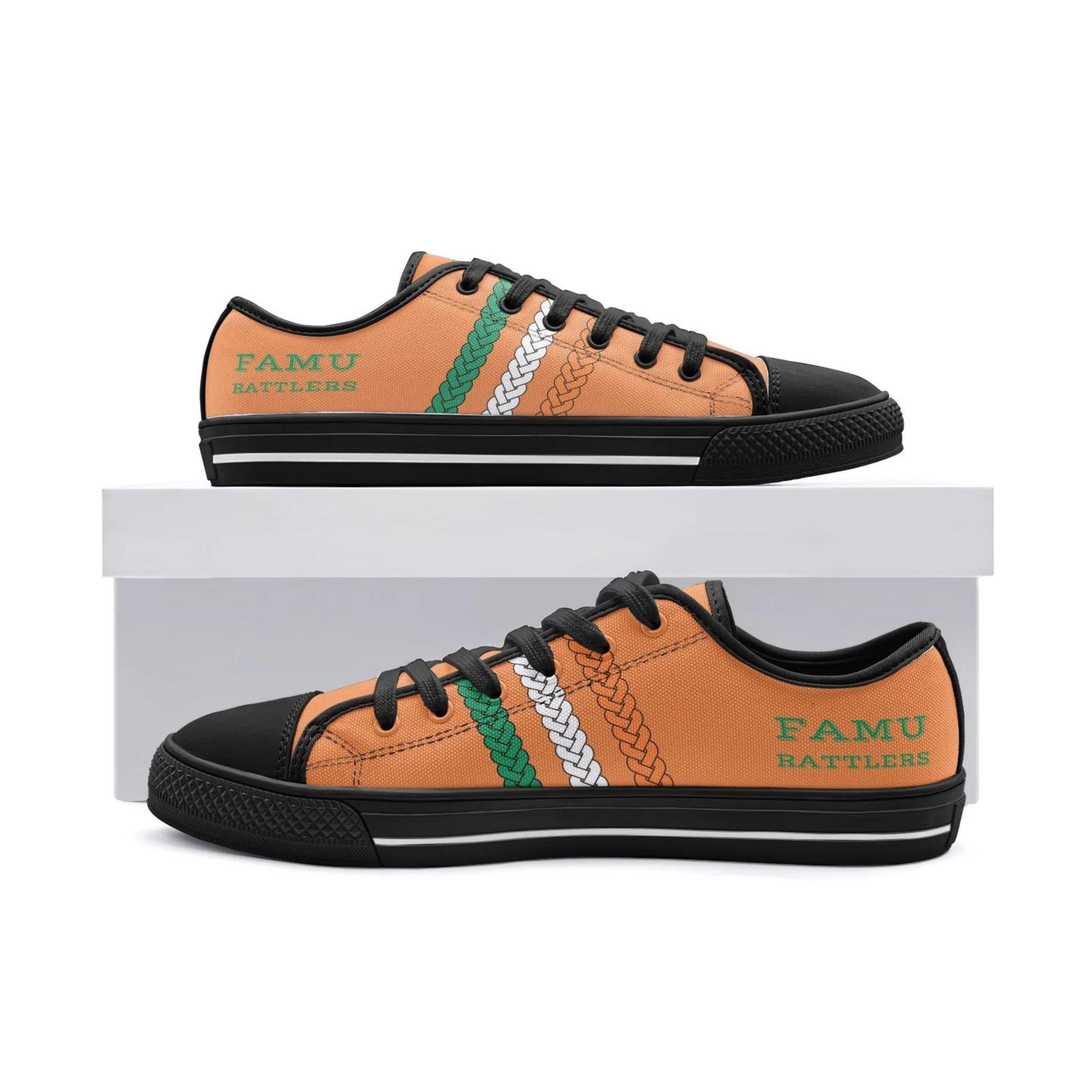 FAMU RATTLERS Custom Sneakers, Florida A&M University, Famu Rattlers ...