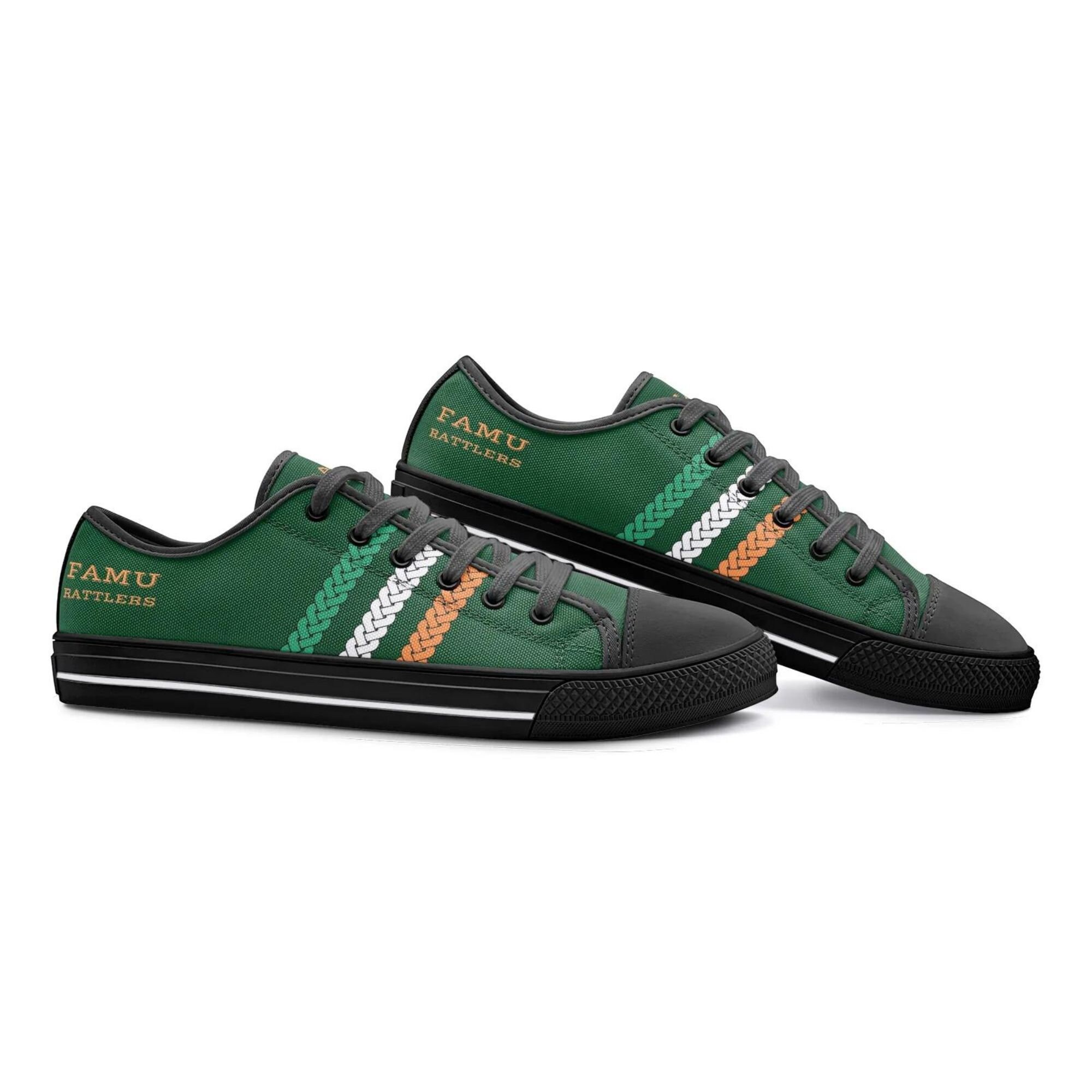 FAMU RATTLERS Sneakers Florida A&M University Famu Rattlers - Etsy