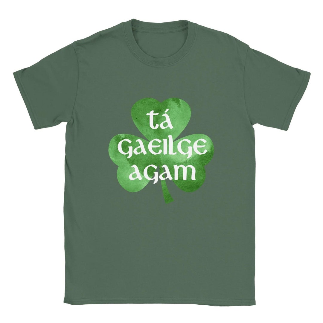 Camiseta Ta Gaeilge Agam, I Speak Irish, camiseta en idioma gaélico ...